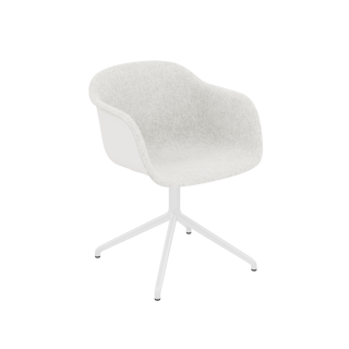 파이버 암체어 / 스위블 베이스 / 네츄럴 화이트 & Hallingdal 110, MUUTO